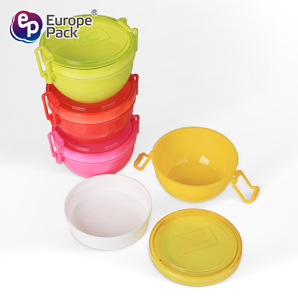 OEM 540ml Plastic Lunch Large Capacity Layered Design Storage Box ...