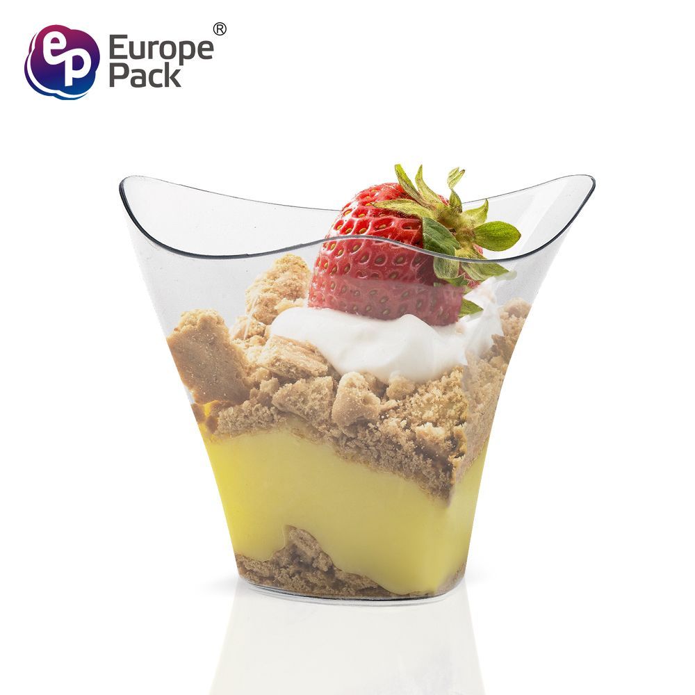 OEM DESSERT ONE TIME USE CUP – 100ml clear ice cream container plastic ...